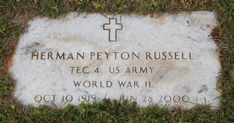 Herman Peyton Russell 1919 2000 Find A Grave Memorial