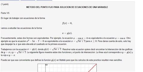 Solved FIXED POINT METHOD FOR SOLUTION OF EQUATIONS IN ONE Chegg