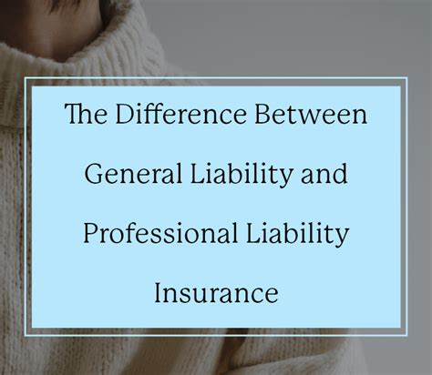 The Difference Between General Liability And Professional Liability Insurance