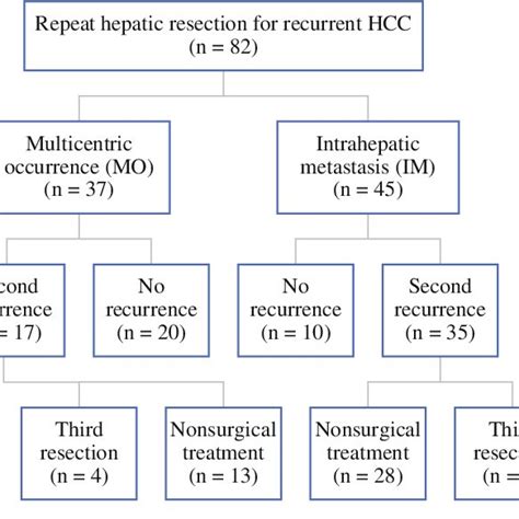 Overview Of The Patients Undergoing Repeat Hepatic Resection For
