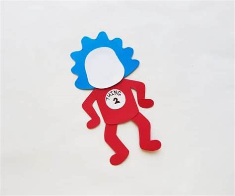Thing 1 And Thing 2 Craft Free Template
