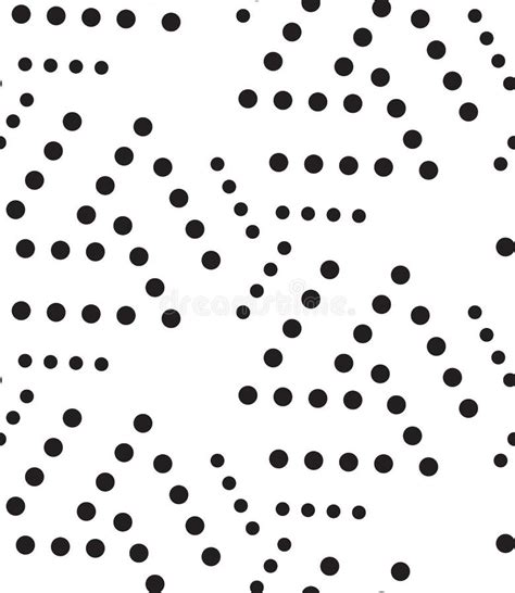 Vector Geometric Seamless Pattern Modern Circle Texture Repeat Stock
