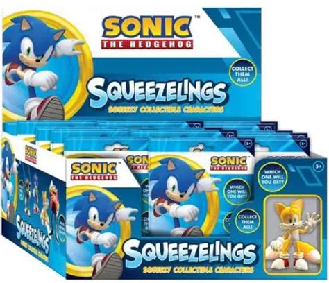 Sonic The Hedgehog Squeezelings Series 1 Mystery Pack 1 Random Figure Forever Clever Inc Toywiz