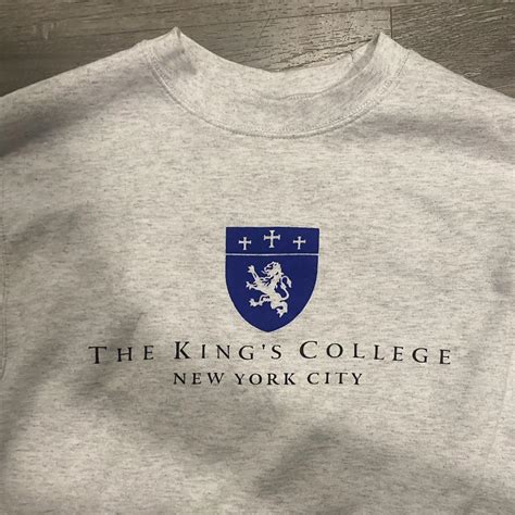 The Kings Collage New York City Grey Crewneck Depop