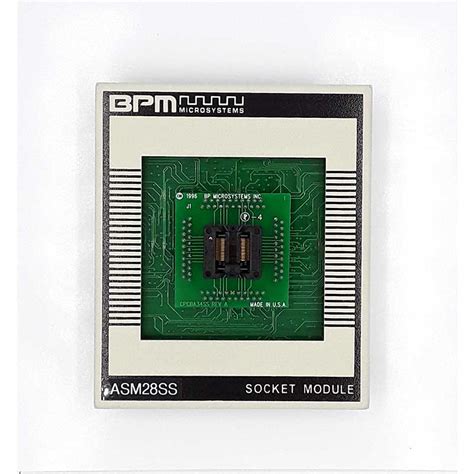 fasm28ss socket card bpm microsystems device programming systems for
