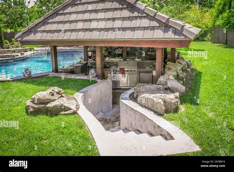 Outdoor Kitchen Swim Up Pool Bar Swim Up Bars And Sunken Structures