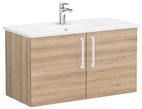 Vitra Root 66314 Lavabo Dolabı100 Cm Doğal Meşe Etkin Tasarım