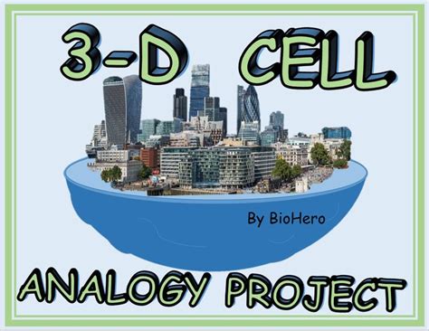 3 D Cell Analogy Project Cell Analogy Project Examples Cell Analogy