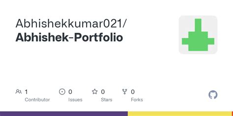 github abhishekkumar021 abhishek portfolio