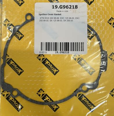 Prox 19g96218 Ignition Cover Gasket Fits 1998 2000 Ktm 125 Exc Sx 200