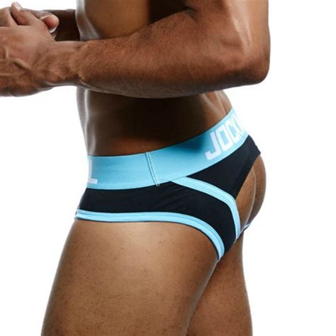 Jockmail Men Underwear Briefs Open Back Bottomless Men Briefs Underwear