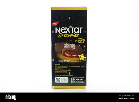 A Box Package Of Nextar Brownies Choco Delight Isolated On White