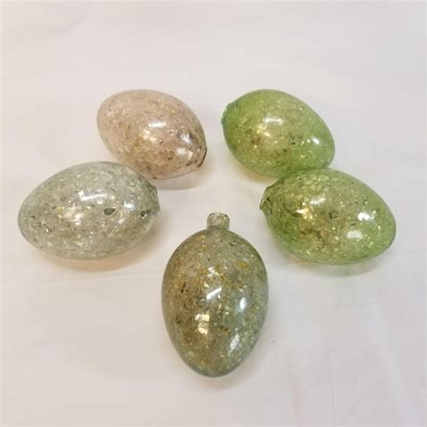 Glass Easter Eggs Etsy