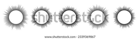 Sonic Circle Icons Collection Graphic Patterns Stock Vector Royalty Free 2339369867 Shutterstock