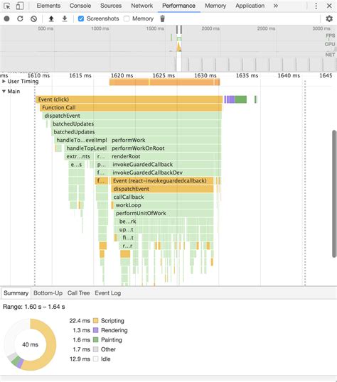 Javascript How To Do Perf Analysis In React 16 Stack Overflow