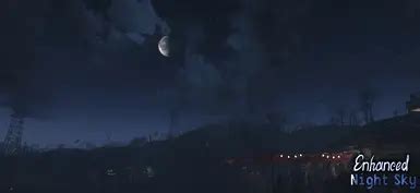 Enhanced Night Sky Improved Visible Galaxy Framework At Fallout 4