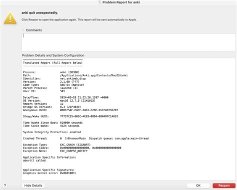 intel 23 12 1 qt6 doesn t support mac 12 7 3 monterey r anki
