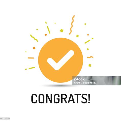 Congrats Icon Stock Illustration Download Image Now Congratulating