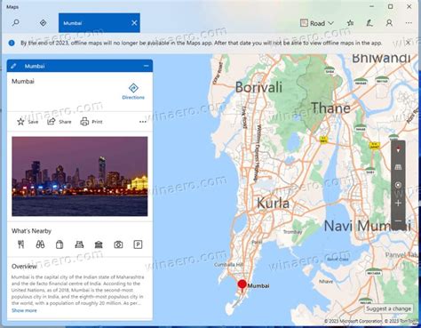 Microsoft Drops Offline Maps In Windows