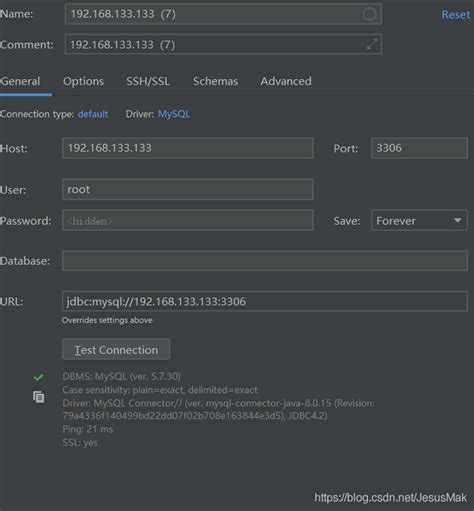 亲测有效！解决datagrip 连接mysql失败错误： [08001] could not create connection to