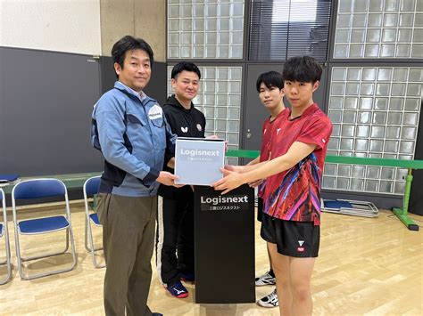 立命館中学校高等学校卓球部に卓球ボールとスタンドを寄贈 スポーツマニア