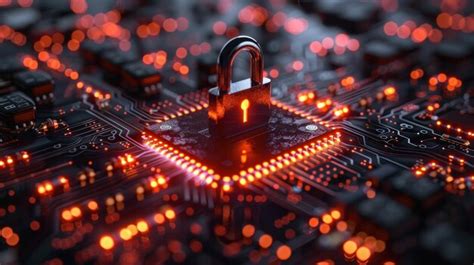 Cyber Security Protecting Data With Technology Premium Ai Generated Image