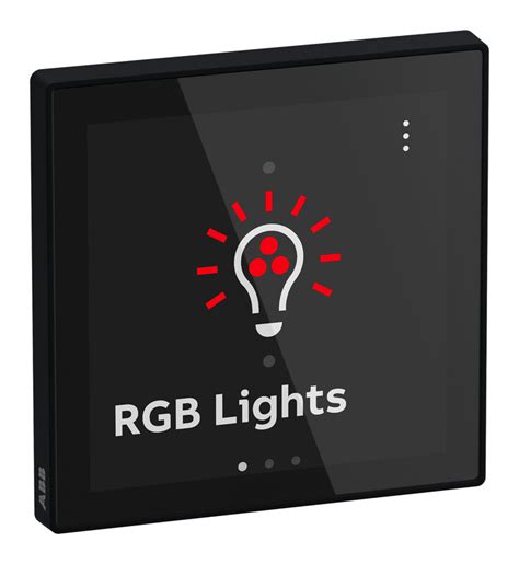 Abb Touch Screen Roomtouch 4 Black Installation Bus Systems Onninen