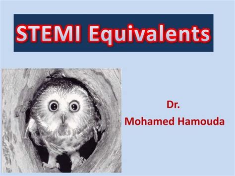 Stemi Equivalents Ppt