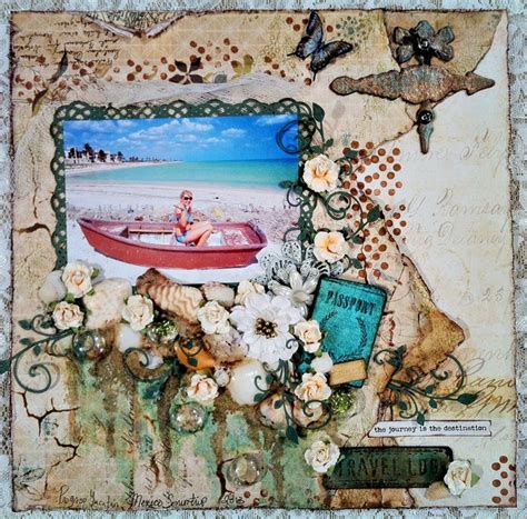 Travel Log Ct Work Flying Unicorn Mojo Monday Sketch Scrapbook Crafts