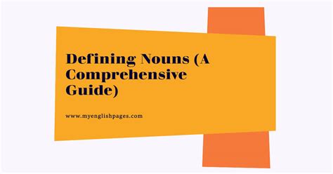Nouns Types Of Nouns With Definition Rules Useful Examples ESL