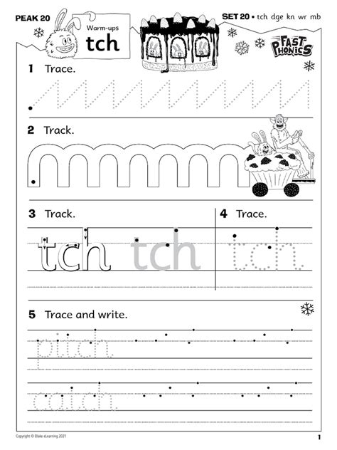 Activity Sheet Fp Fast Phonics Worksheets Peak 20 Peak 20 Non Cursive