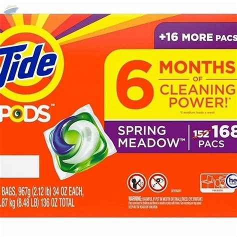 Tide Pods Laundry Detergent Pacs Spring Meadow By Ann Kligman Llc