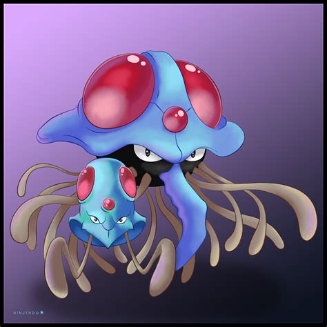 Tentacool And Tentacruel By Ninjendo On Deviantart
