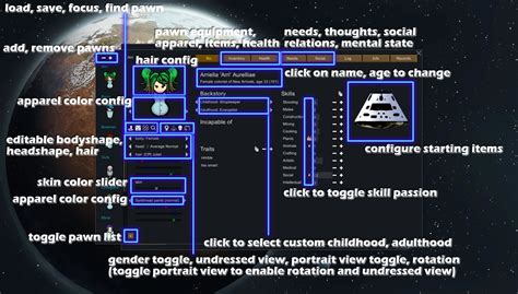 Character Editor Mod ⋆ Rimworld Base