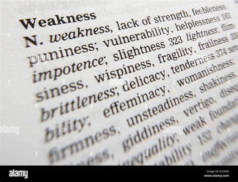 What Is A Weakness Meaning At Dale Mack Blog