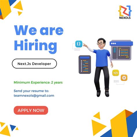 Nexols On Linkedin Nextjs Nextjs13 Hiring Joinourteam