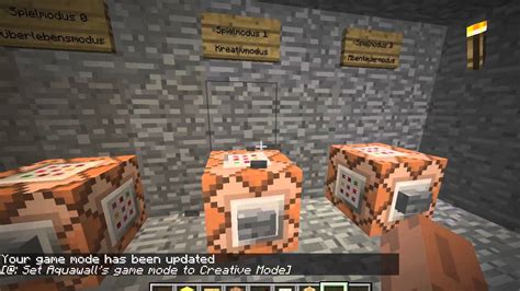 Minecraft Commandblock Tutorial Youtube