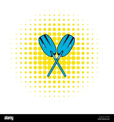 Paddle Icon Comics Style Stock Vector Image And Art Alamy