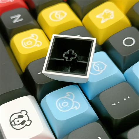 BỘ Keycap Akko Panda Pbt Double Shot Mda Profile 227 NÚt
