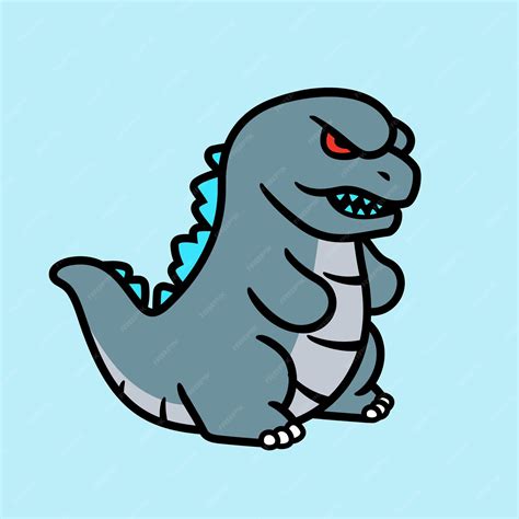Godzilla Drawing Cute