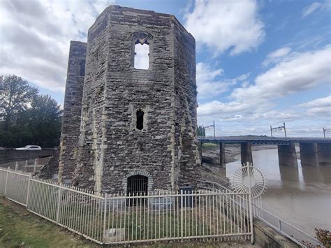 Newport Castle Medieval River Gate And Administrative Castle On The