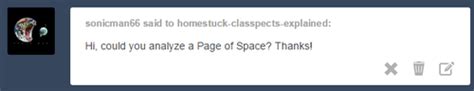Page Of Space Homestuck Classpects Explained On Tumblr