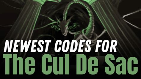 The Cul De Sac Codes May 2026