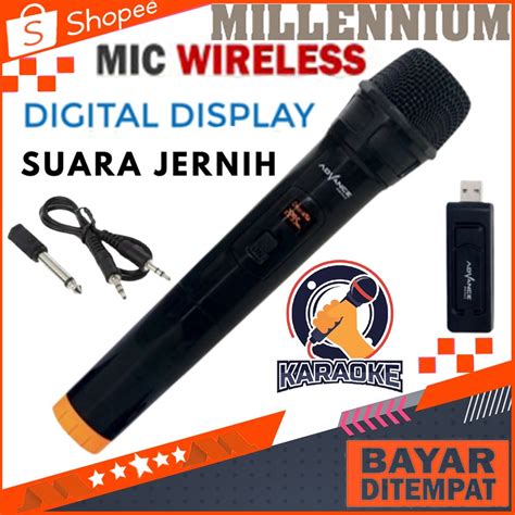 Jual Mic Wireless Advance MIC 101 Microphone Single Wireless System Shopee Indonesia