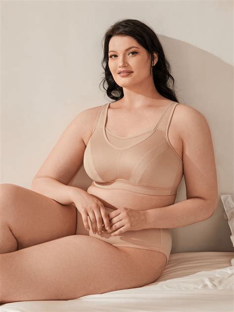Wingslove High Impact Wirefree Non Padded Sports Bra For Bigger Size
