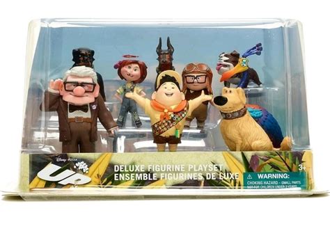 Disney Store Pixar Up Rare Deluxe Figures Playset Boxed Brand New Carl