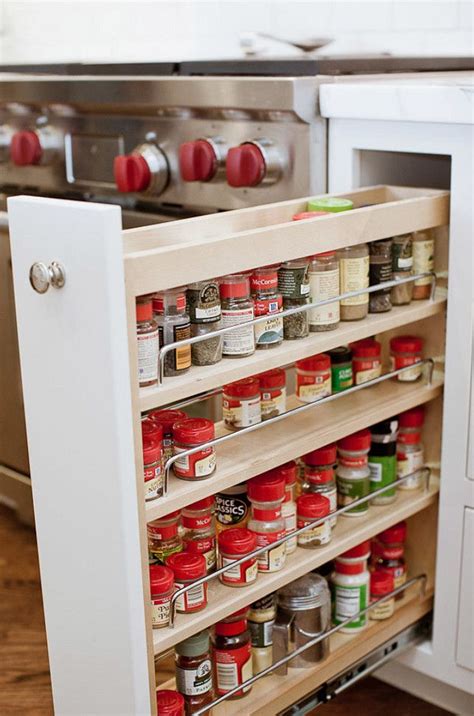 Clever Ways To Store Spices Pull Out Spice Rack Spice 49 Off