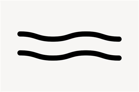 Wavy Lines Doodle Element Vector Premium Vector Rawpixel