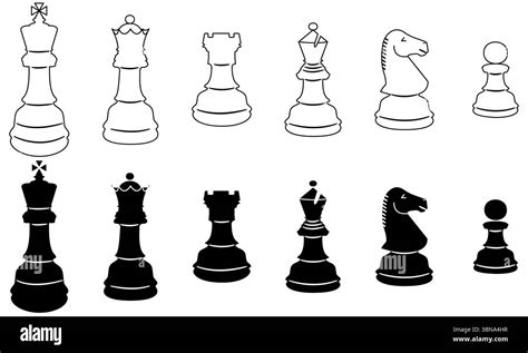 Wooden King On White Stock Vector Images Alamy