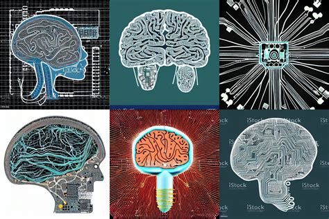 Brain Synapses Vector